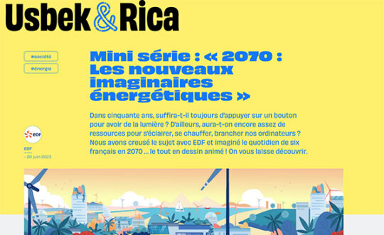 EDF imagine la sobriété de demain - Futuribles
